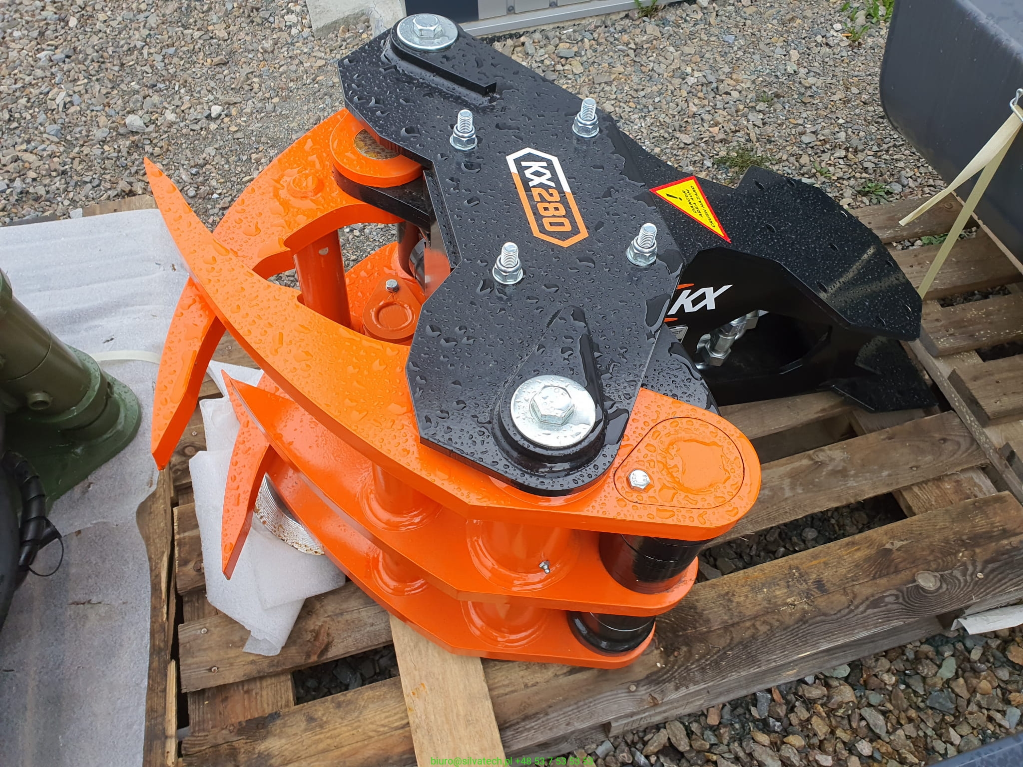 GŁOWICA ŚCINKOWA KX-280 PRZYCZEPY LEŚNE FARMA COUNTRY